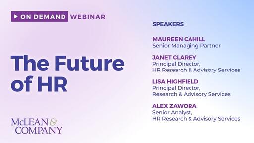 Webinar: The Future of HR | McLean & Company